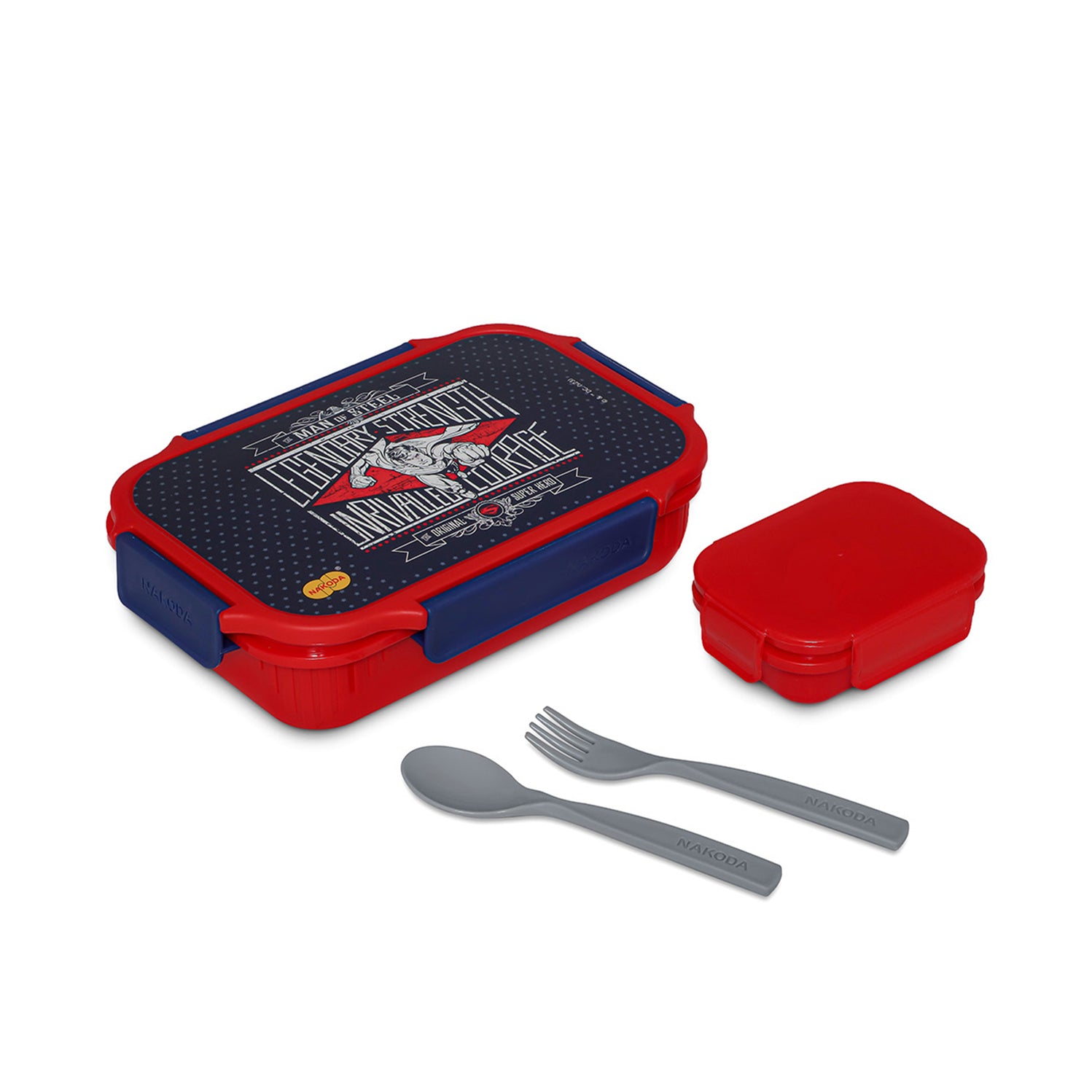 SNAP FIT LUNCH BOX PRINTED 1000 — Nakoda Plast