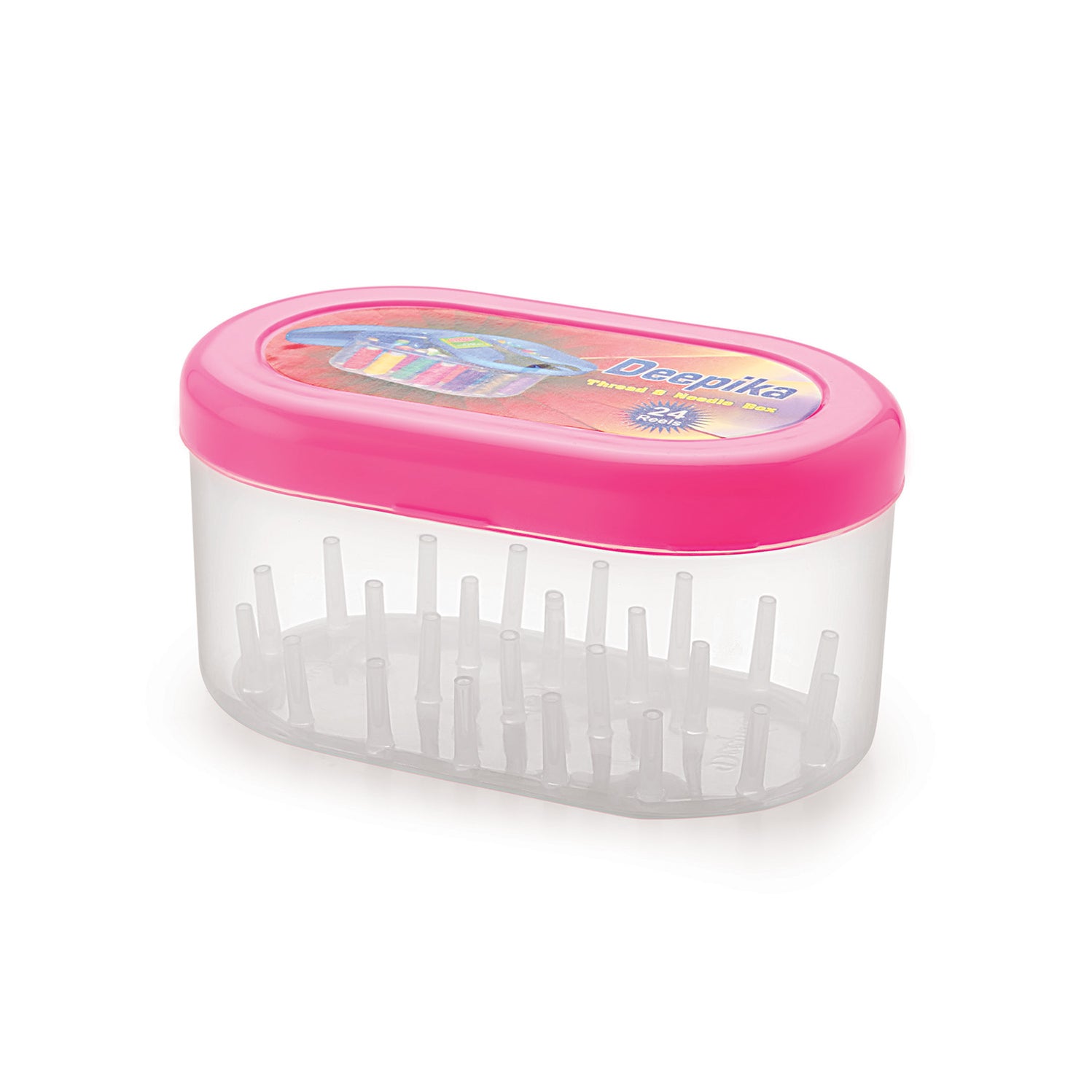 DEEPIKA THREAD & NEEDLE BOX (24 REELS) — Nakoda Plast