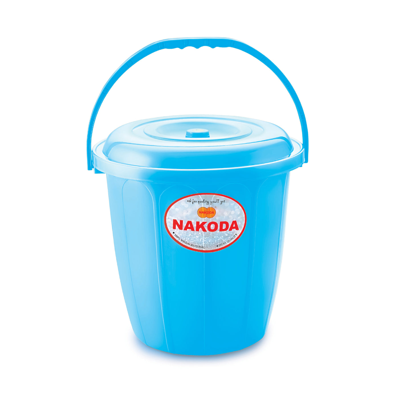 TURBO BUCKET WITH LID (TRANSPARENT & OPAQUE) 20/22/25 — Nakoda Plast