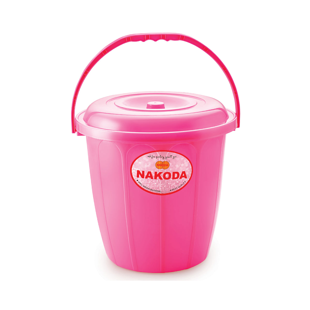 TURBO BUCKET WITH LID (TRANSPARENT & OPAQUE) 20/22/25 — Nakoda Plast